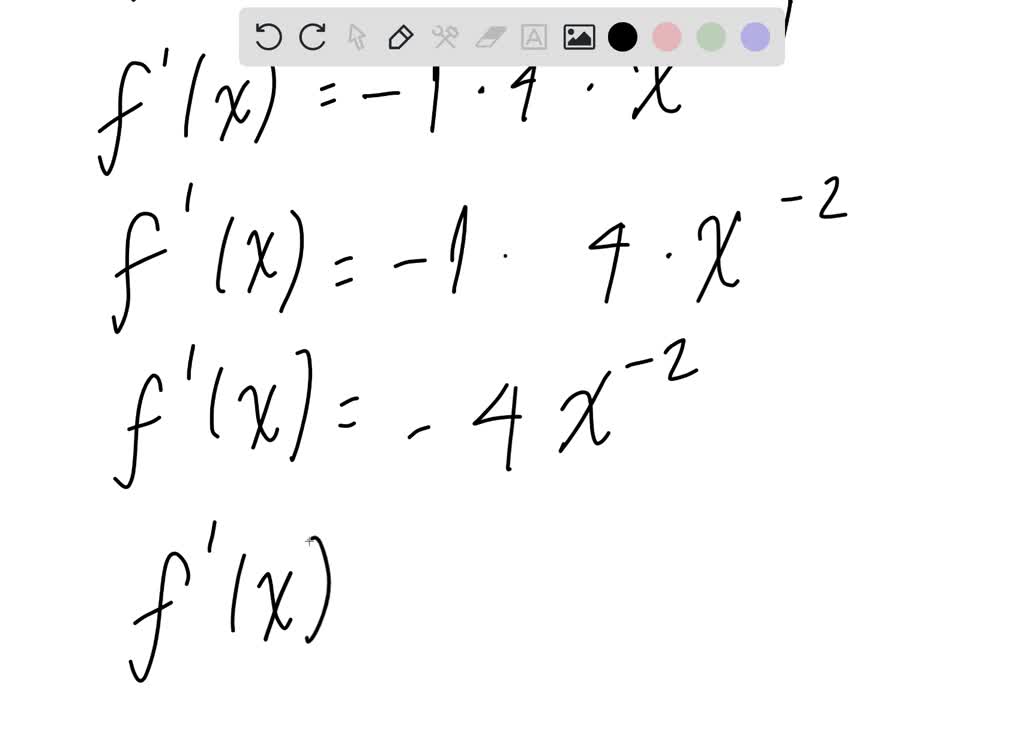 SOLVED: Use the shortcut rules to mentally calculate the derivative of ...