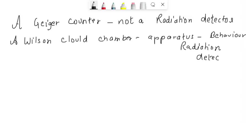 SOLVED: One of the following is not 28. Which radiation? Geiger counter ...