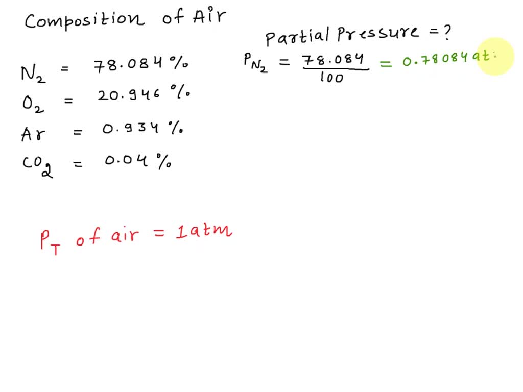 SOLVED: 3 Dalton's law of partial pressures states that the total ...