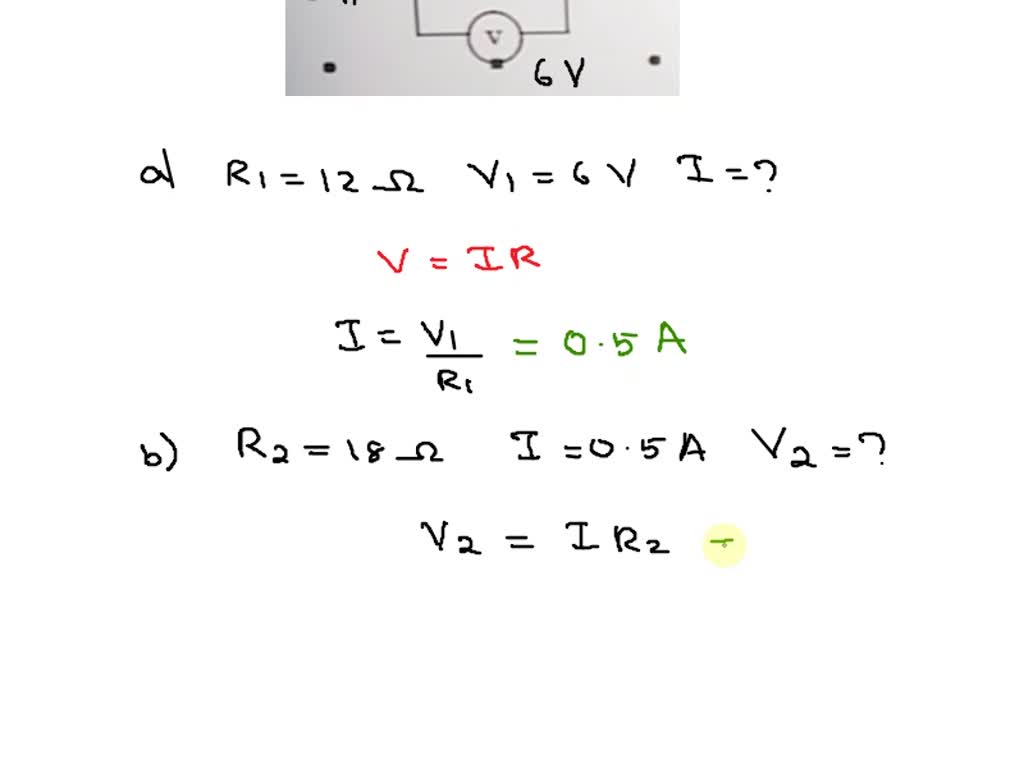 SOLVED: Question 5 The circuit shown has two resistors. One is 12 Ohms ...
