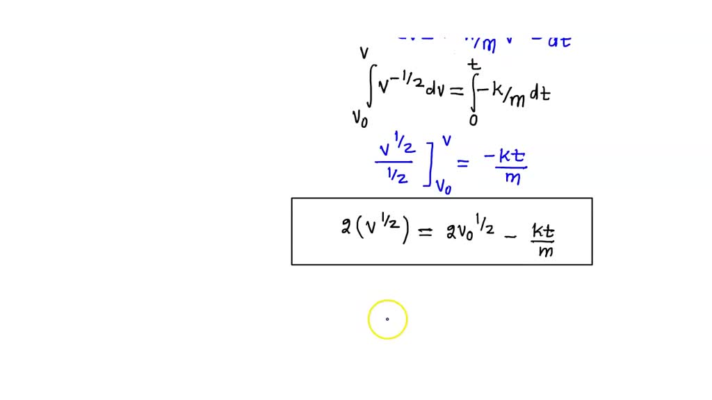 SOLVED: a ball of mass m is thrown with velocity v0 on a horizontal surface where the retarding ...