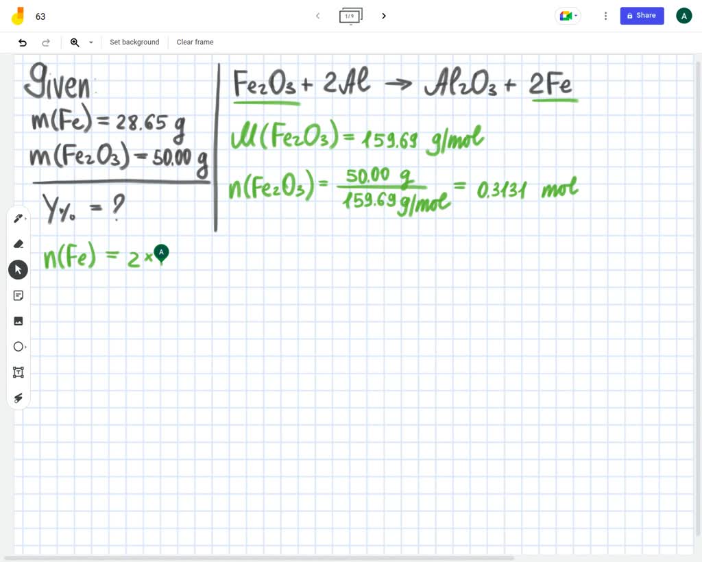 Solved Determine The Percent Yield Of A Reaction That Produces 28 65g