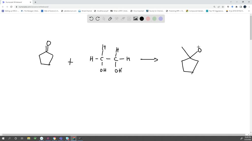 SOLVED: Draw the structure of the product of the reaction between ...