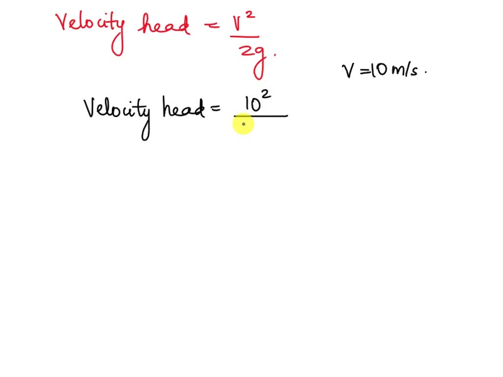 SOLVED: A float travels a distance of 1m in 10 seconds during flow ...