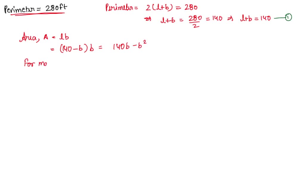 SOLVED: A carpenter is building a rectangular room with a fixed ...