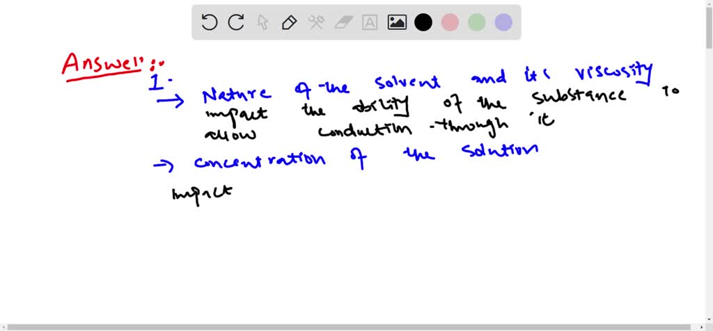 SOLVED: 1. What is the effect of the nature of solvent on the ...