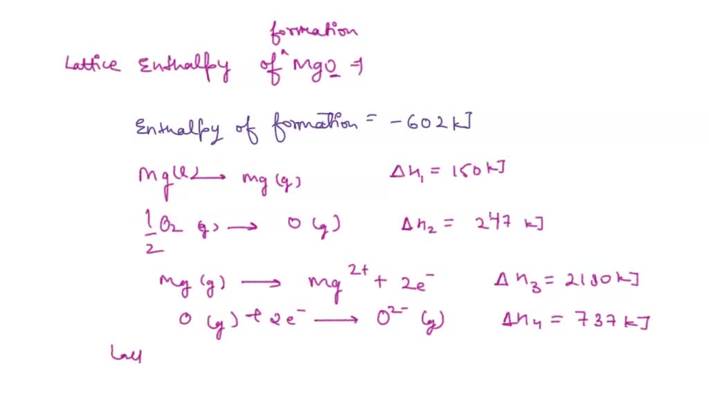 SOLVED: Throughout this question, apply the ionic bonding model to the ...