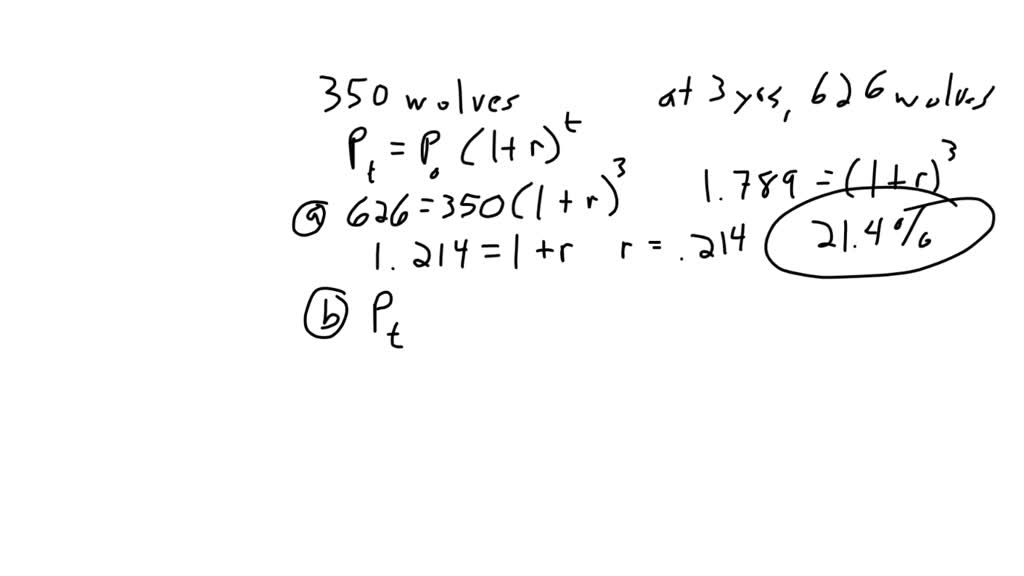 SOLVED: A native wolf species has been reintroduced into a national ...