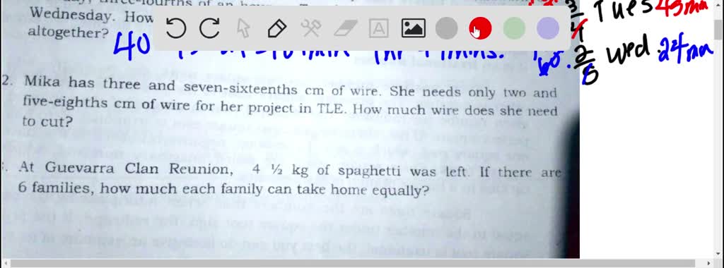 SOLVED: Learning Task 3. Answer the following word problems. It took ...