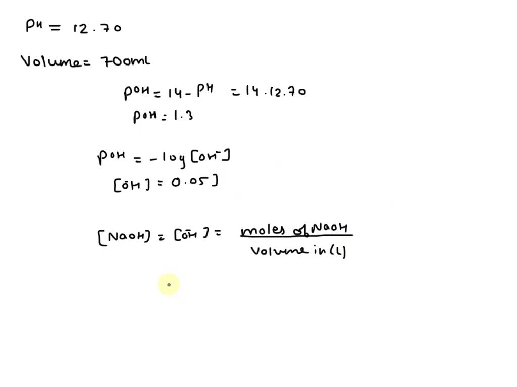 SOLVED: Question 18 A chemist must prepare of sodium hydroxide solution ... SOLVED: Question 18 A chemist must prepare of sodium hydroxide solution ...
