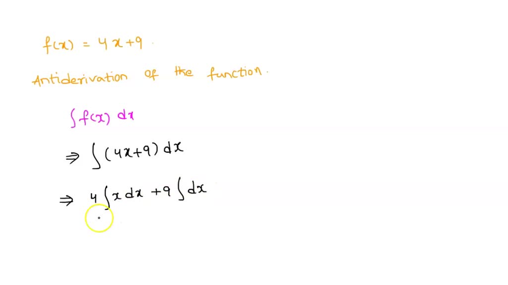 SOLVED: Find the most general antiderivative of the function. (Check ...