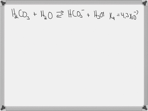 Calculate the ph of a 0057 m solution of carbonic acid h2co3...