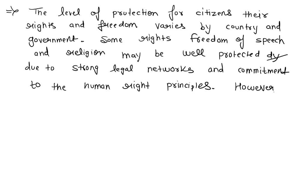 SOLVED: What characteristic distinguishes modern civil rights from ...