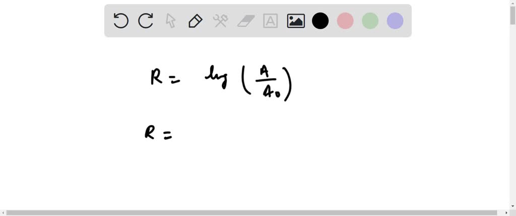 SOLVED: 'The Richter Scale reading of an earthquake is based on a ...