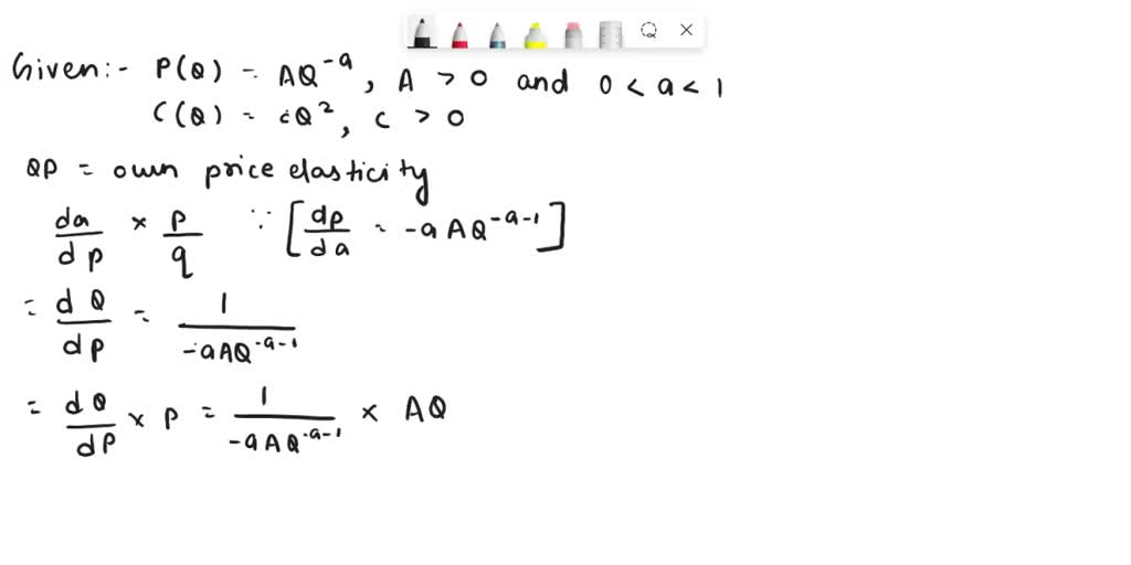 SOLVED: Question 1. Suppose that c(w,q) is the cost function of a ...