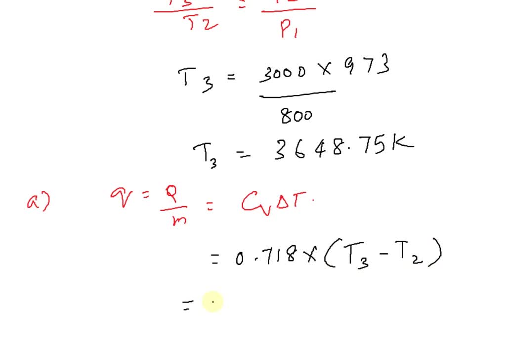 SOLVED: An engine operates on an air-standard Otto cycle with a ...