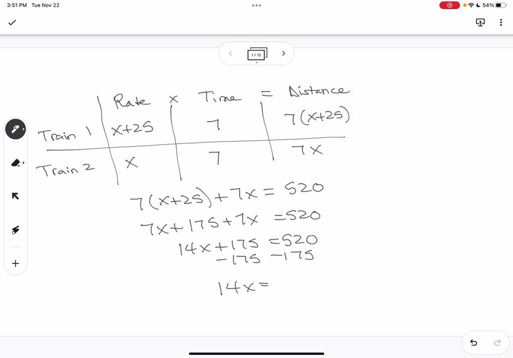 Two trains leave the station at the same time heading in opposite ...