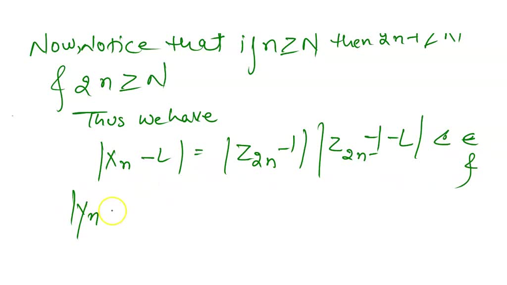 Solved A Sequence Zn In C Is Convergent To Aib Iff Both Of The 5461