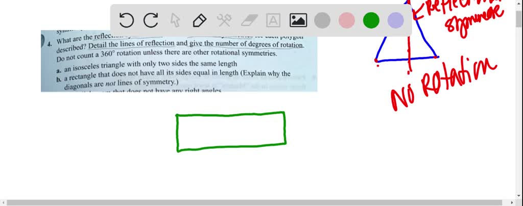 Solved The Reflection Symmetries And The Rotational Symmetries For
