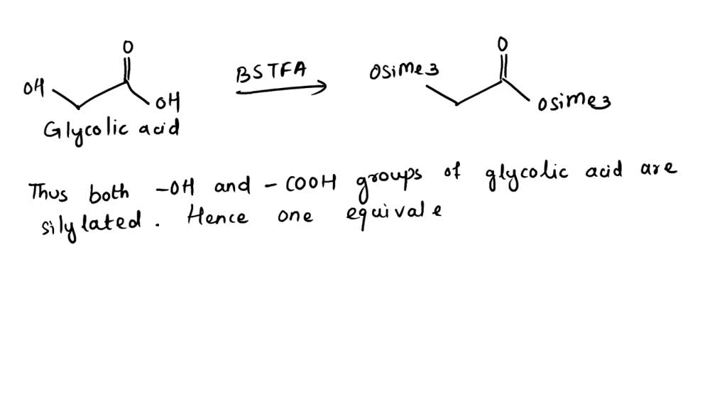 SOLVED: A sample will contain roughly 5 mg of Glycolic Acid. This will ...