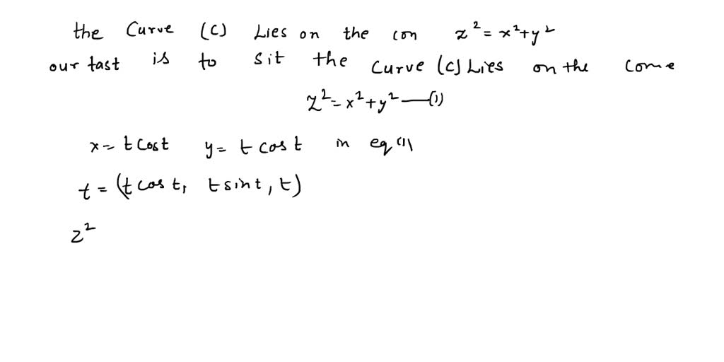 SOLVED: Part 1 of 2 A conchospiral lifts a logarithmic spiral onto the ...