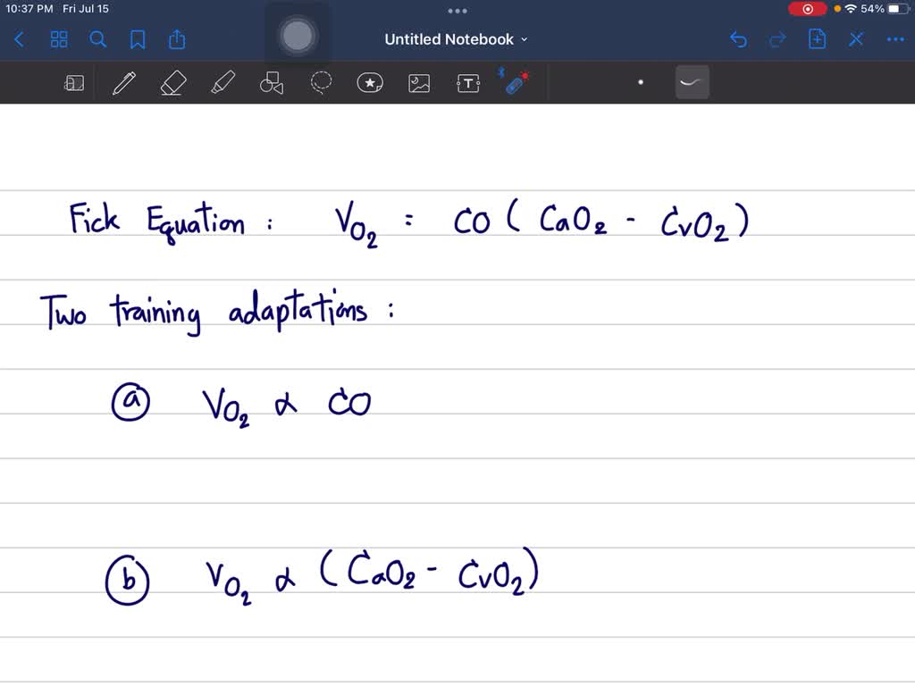 SOLVED: Using the Fick Equation, break down the variables and show ...