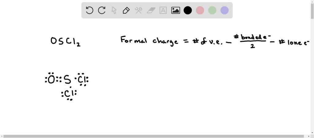 SOLVED: What is the formal charge on the central atom in the molecule ...
