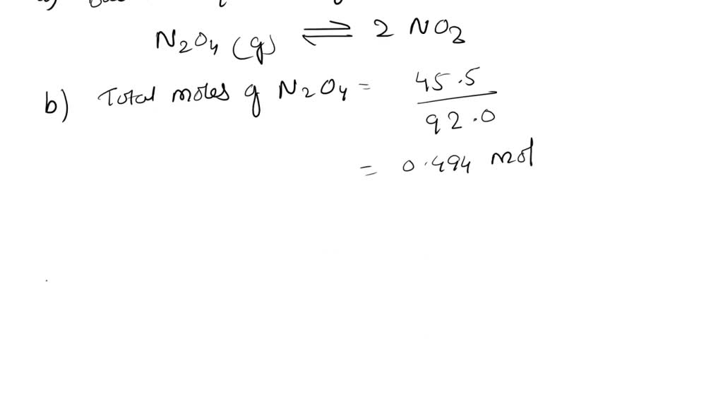 SOLVED: A 5.00 L flask is evacuated and 44.81 g of solid dinitrogen ...