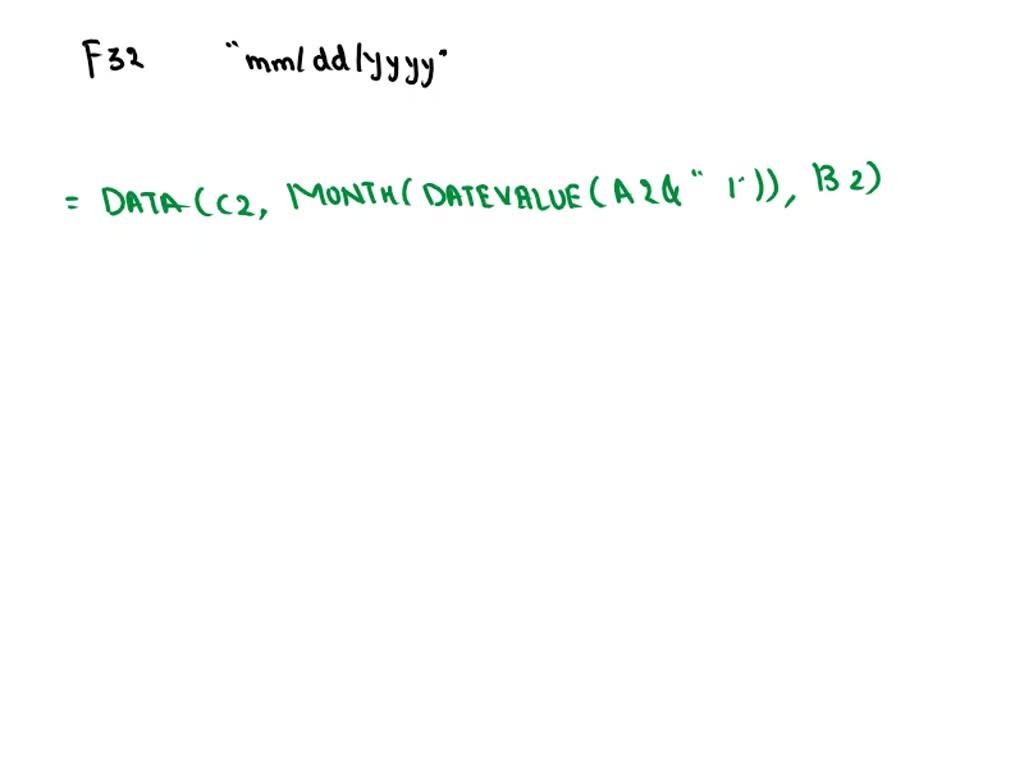 VIDEO solution: Great and apply a custom format code to cells in range B3:D3 using the yyyy ...