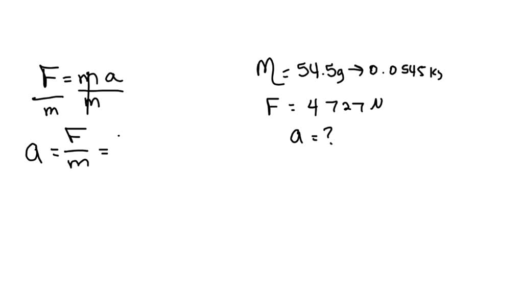 SOLVED: A golf ball with a mass of 54.5 grams is hit with a force of ...