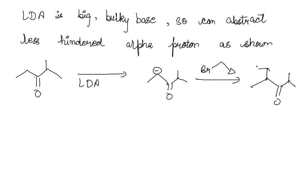 SOLVED: LiN(iPr)2 â€¢ Br LiBr + HN(Pr)2 Explain why the reaction did ...