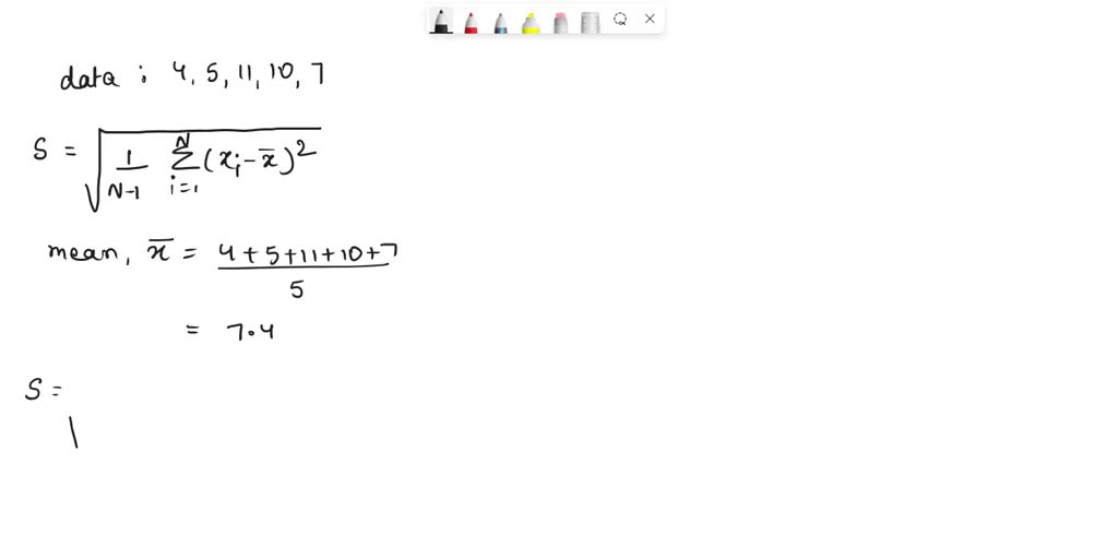 SOLVED: In this problem, we explore the effect on the standard ...