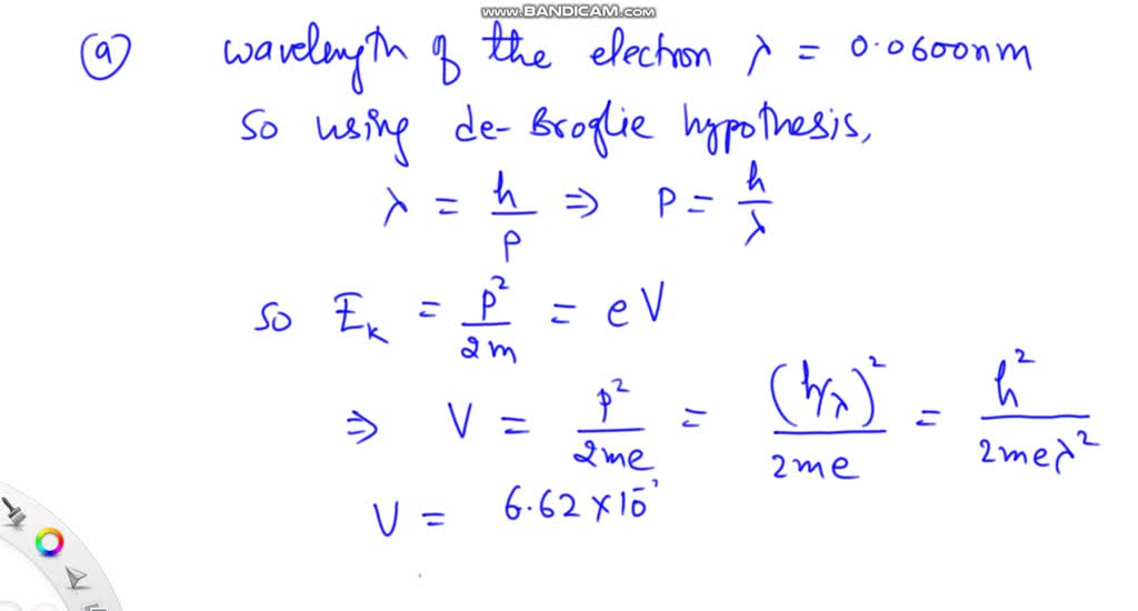 SOLVED: ∙ (a) In an electron microscope, what accelerating voltage is ...