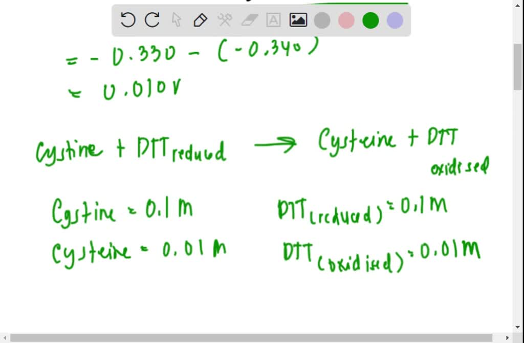 SOLVED: Dithiothreitol (DTT) is a commercially-available chemical used ...