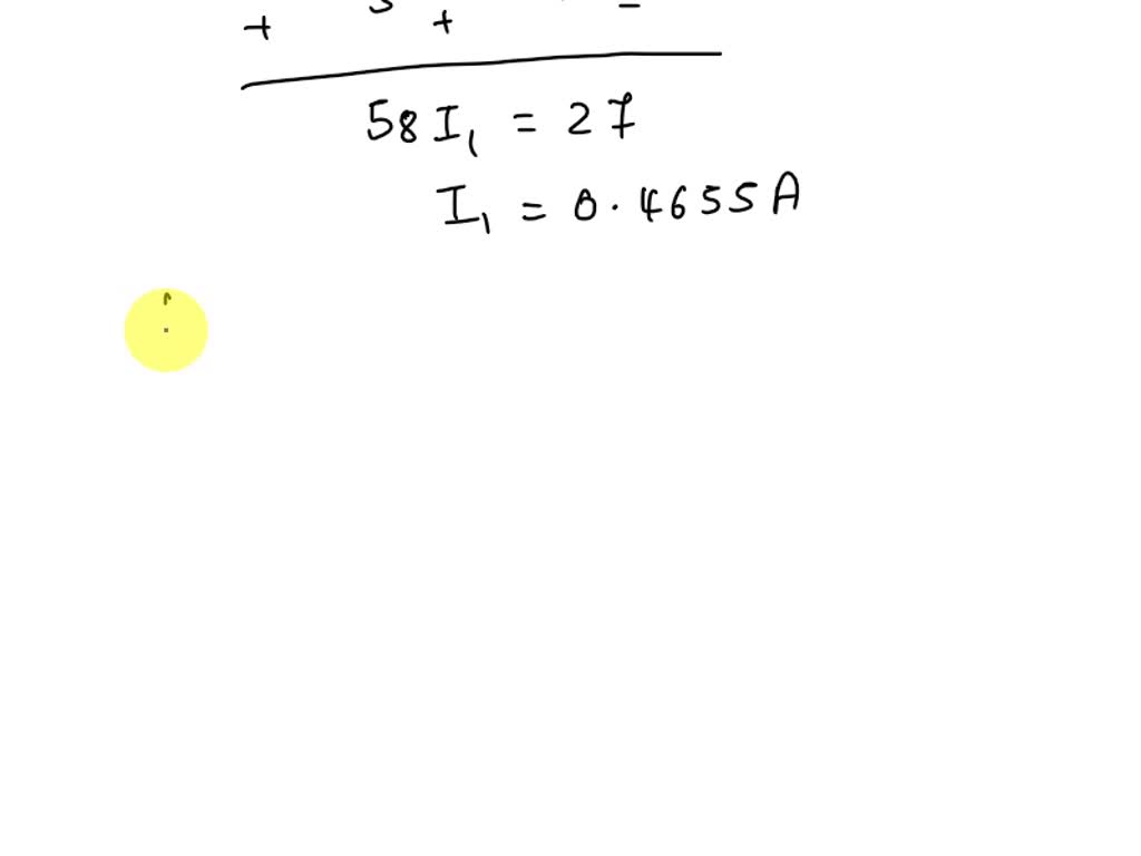 SOLVED: 1 Using Kirchhoff's rules solve for the currents I1, Iz and I3 in the given circuit ...