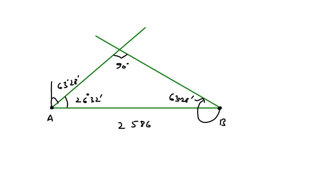 SOLVED: Two docks are located on an east-west Iine 2586 apart: From ...