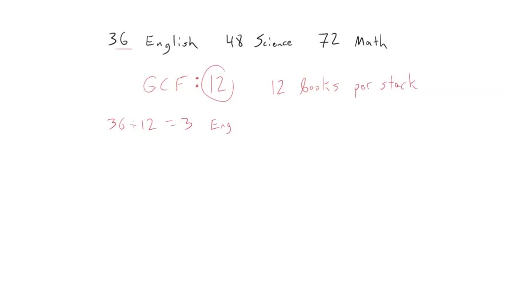 SOLVED: Stretch Your Thinking There are 3 stacks with 8 books each and ...