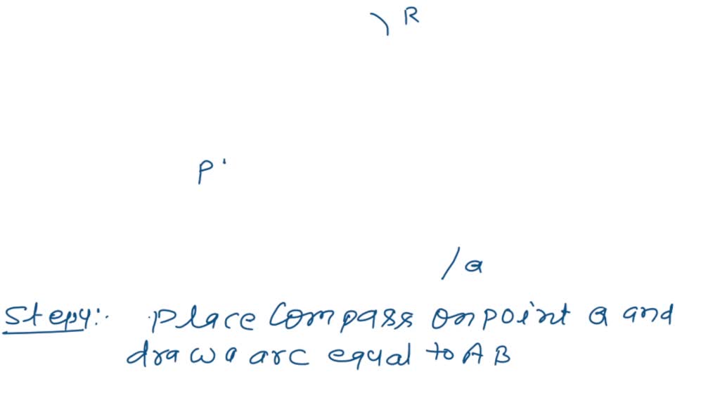 SOLVED: Using a compass and straightedge, construct a parallelogram ...