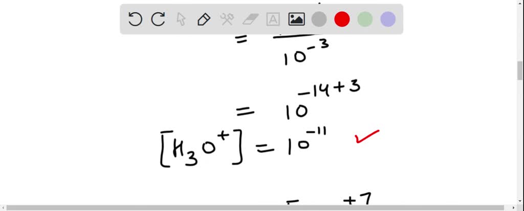 SOLVED: The hydrogen ion concentration (h+) in a certain cleaning ...