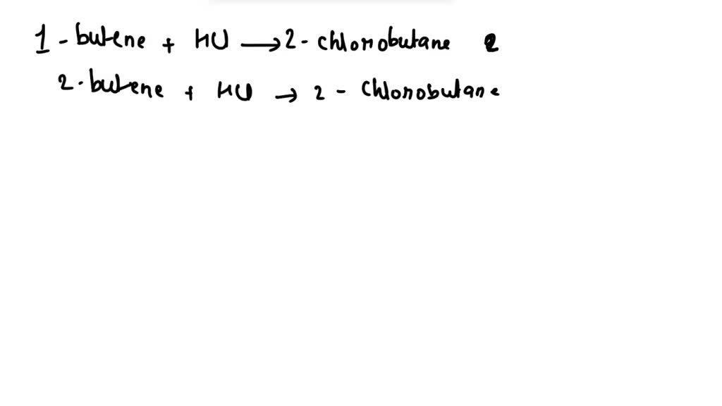 SOLVED: Draw the product or products that are obtained from the ...