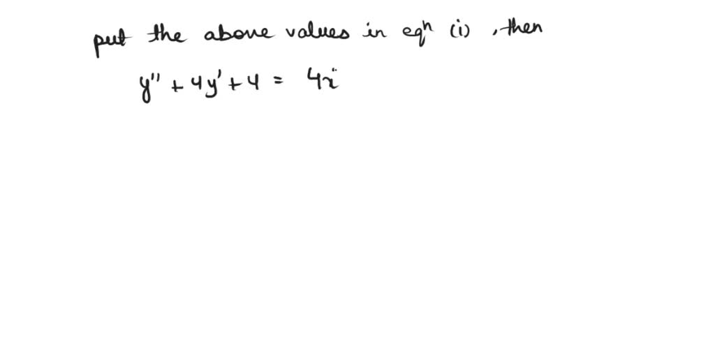SOLVED: Solve the given differential equation by undetermined ... SOLVED: Solve the given differential equation by undetermined ...