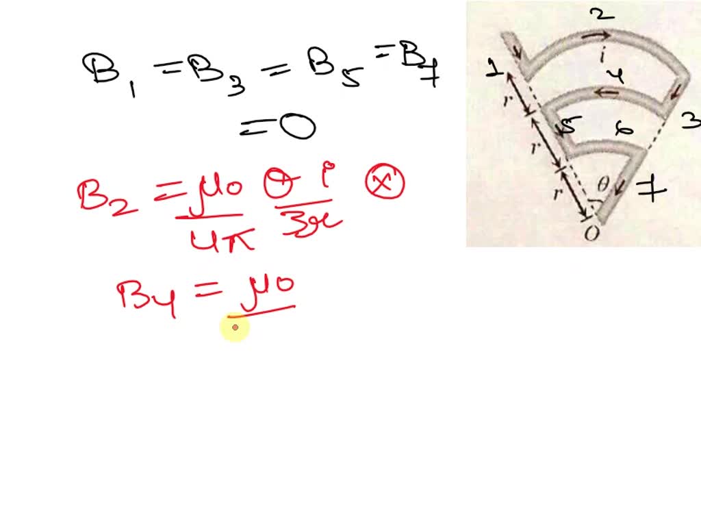 SOLVED: 'Find magnetic field at O'
