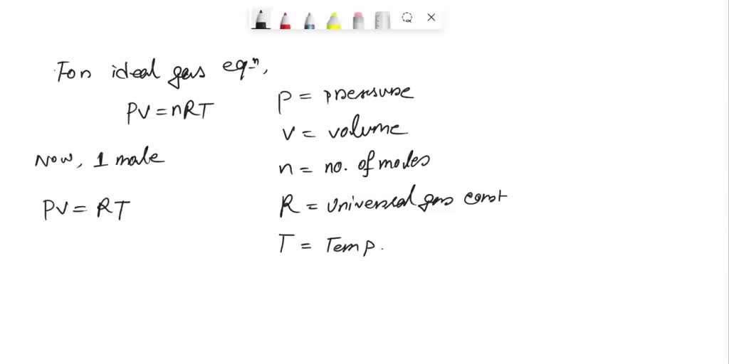 SOLVED: Sketch a graph of pressure versus Kelvin temperature, assuming ...