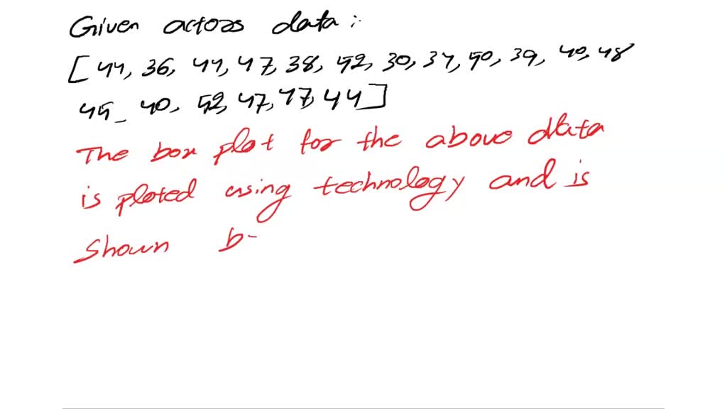 SOLVED: Use the same scale to construct boxplots for the ages of the ...