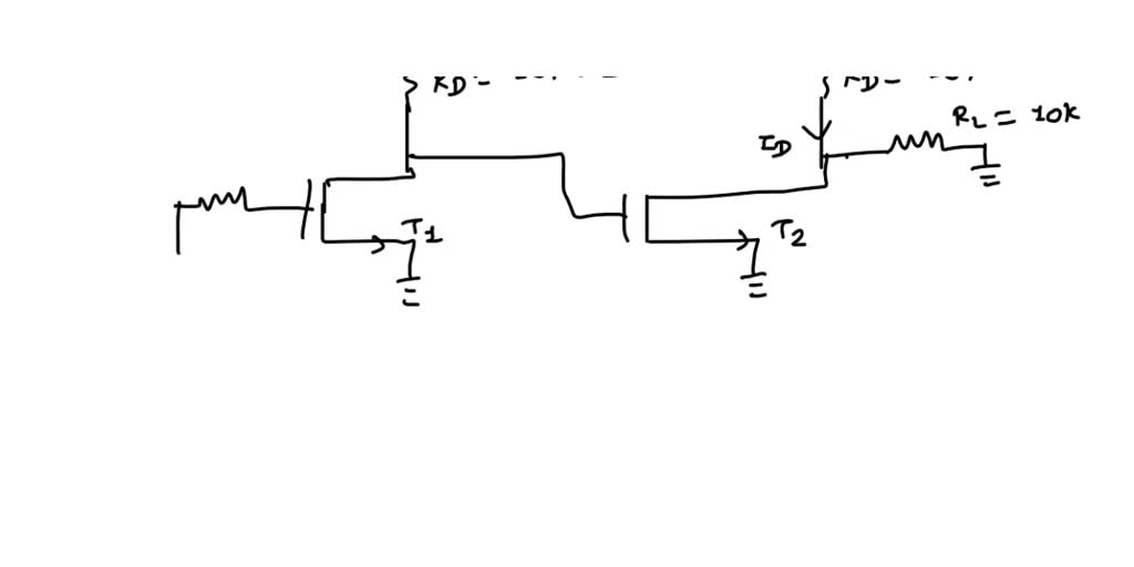 SOLVED: Two identical CS amplifiers are connected is cascade. The first stage is fed with a ...