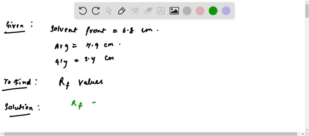 SOLVED: A solution of amino acids was separated using chromatography ...