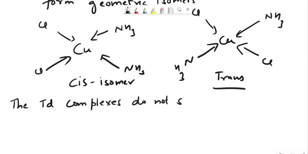 SOLVED: Which of the following can exhibit geometric isomerism? [Zn(NH3 ...