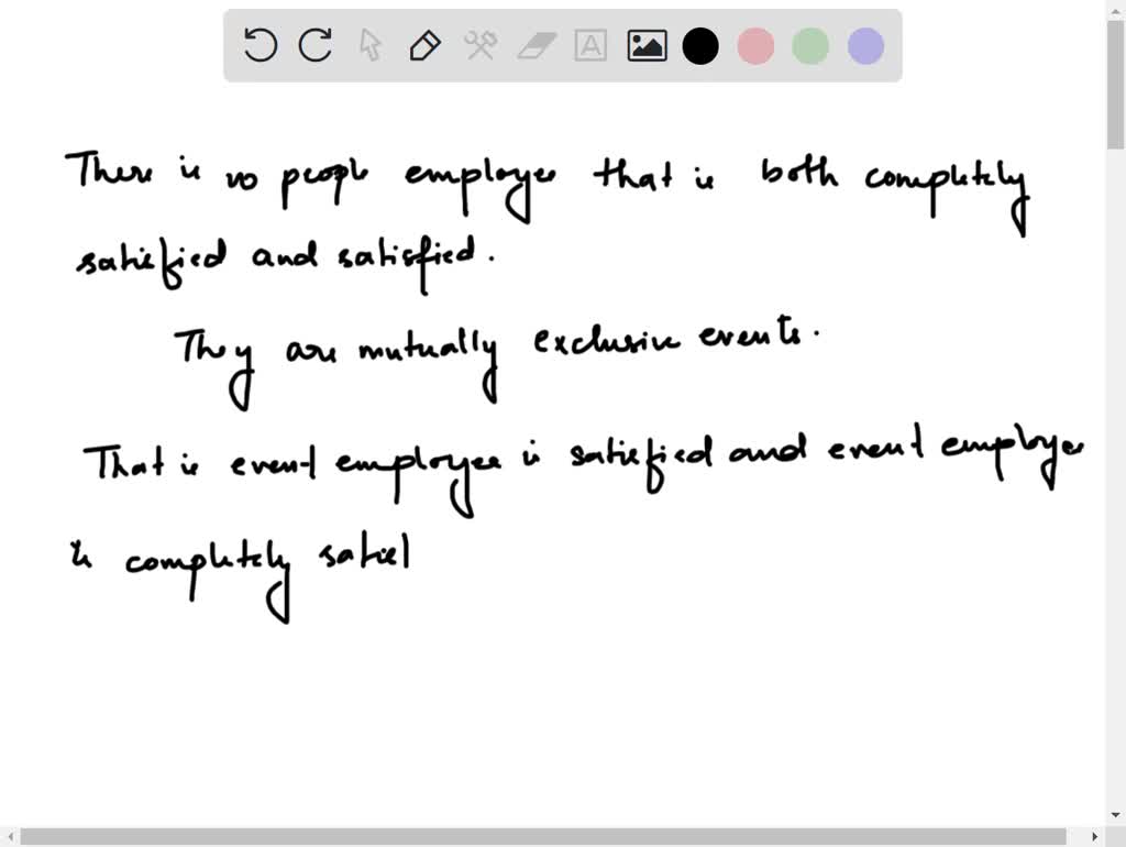 SOLVED: A survey is conducted to investigate points the satisfaction level of the employee with ...