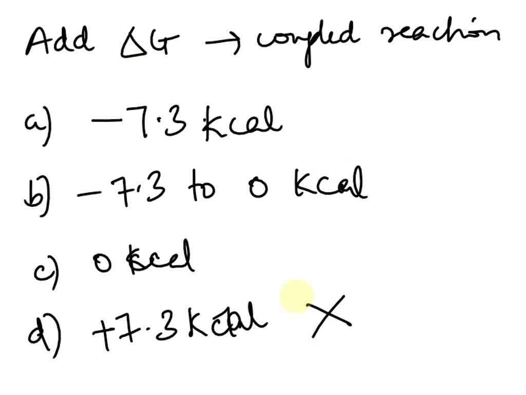 SOLVED: Part A If you were to add up the two delta G values represented ...
