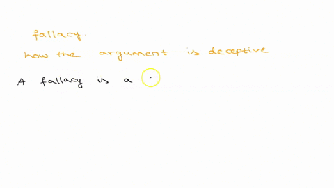 why are the arguments below fallacious and what are the specific ...